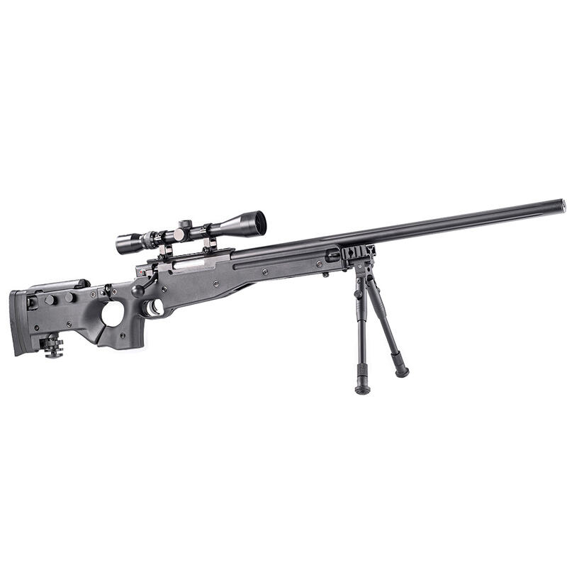 【BCS】黑色 WELL MB08 AW338 手拉空氣狙擊槍 贈3-9X40狙擊鏡+快拆伸縮腳架-WLAMB08A | 露天市集 | 全台最 ...