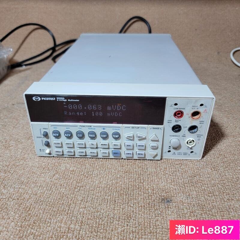 臺灣儀鼎M3500A高精度臺式萬用表6位半，設計仿34401 | 露天市集 | 全台最大的網路購物市集