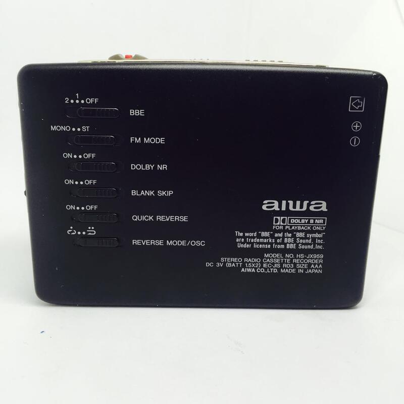 【小牛】愛華Aiwa JX959 經典磁帶隨身聽 2段BBE音效系統 好聲音 狀態好 | 露天市集 | 全台最大的網路購物市集