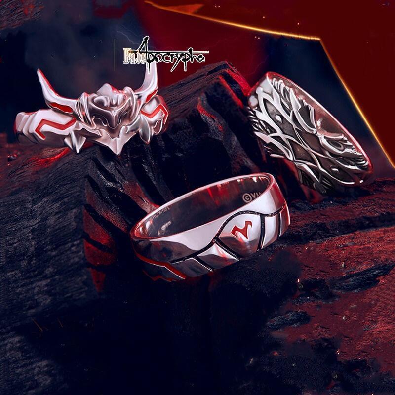Fate周邊戒指二次元動漫莫德雷德指環s925銀活口可調設計飾品ins | 露天市集 | 全台最大的網路購物市集