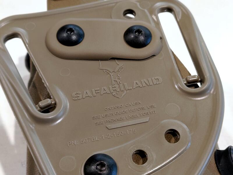 二手寄賣 9成新 SAFARILAND 沙法利藍 6379 G17 G22 X300 槍燈槍套 FDE | 露天市集 | 全台最大的網路購物市集