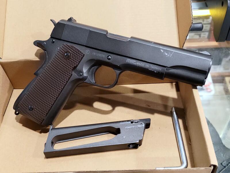 二手寄賣 8成新 KWC KCB-76 COLT M1911 黑色 GBB CO2槍 滑套可動 可後定 後座力大 | 露天市集 | 全台最大的網路購物市集