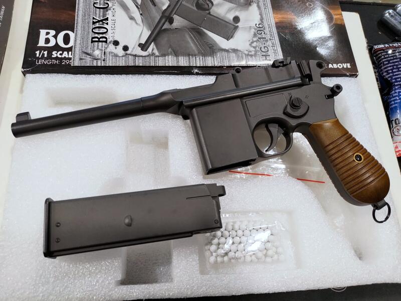 二手寄賣 近全新 HFC M712 全金屬 瓦斯槍 直壓槍 C96手槍 BB槍 軍用毛瑟槍 盒子砲 槍機不可動 | 露天市集 | 全台最大的 ...