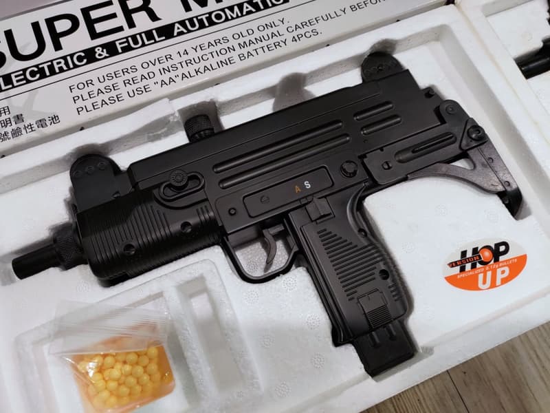 故障槍 殺肉槍 兩把 UHC FS MINI UZI 烏茲衝鋒槍 小朋友 Q版電動槍 電池漏液.空轉 | 露天市集 | 全台最大的網路購物市集