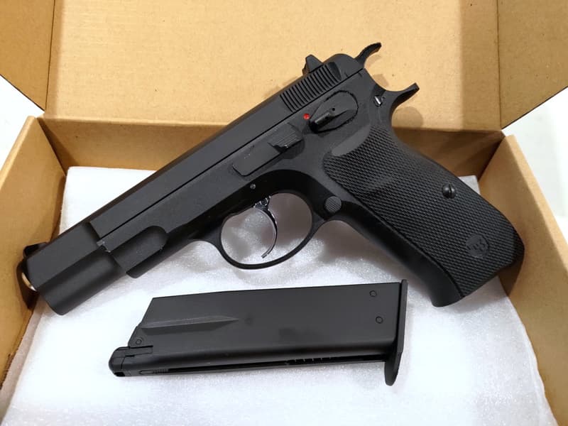 二手寄賣 9成新 KJ KP09 KP-09 CZ75 全金屬 瓦斯槍 1槍1匣 改TNT HOP座.精密管.皮 | 露天市集 | 全台最大的網路購物市集