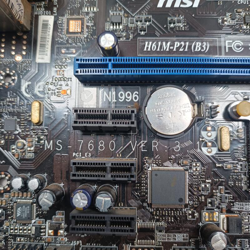微星MSI-H61M-P21(B3)-MS-7680/VER:3.1-1155主機板(中古) | 露天市集 | 全台最大的網路購物市集