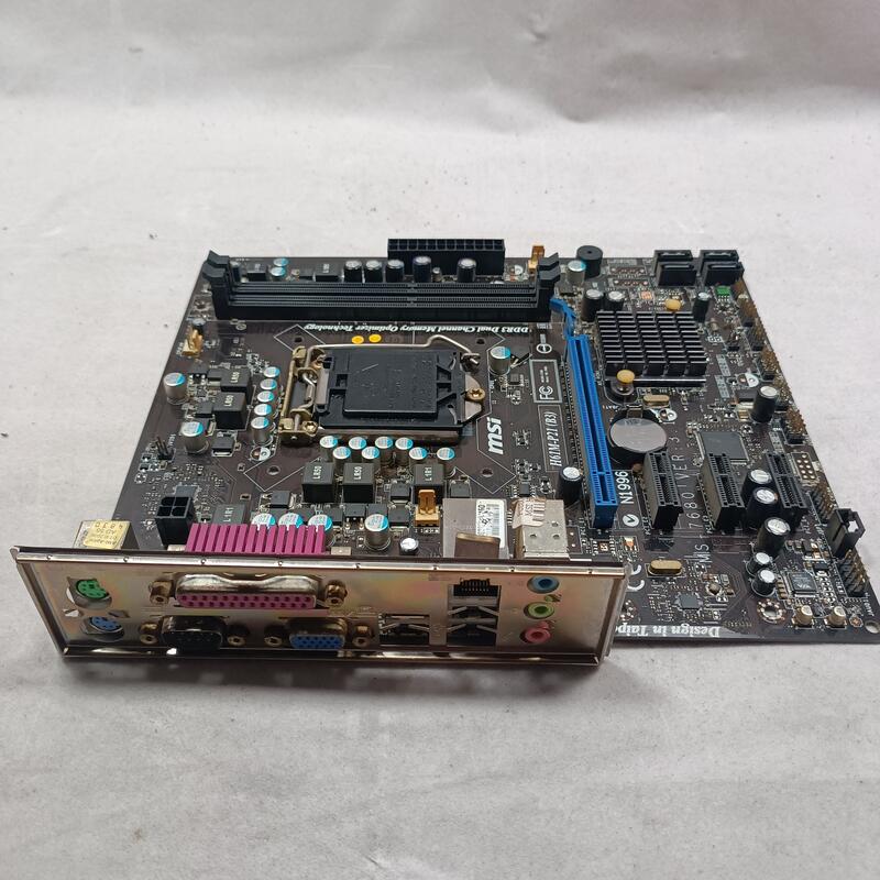 微星MSI-H61M-P21(B3)-MS-7680/VER:3.1-1155主機板(中古) | 露天市集 | 全台最大的網路購物市集