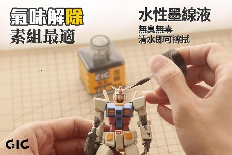 [熱血模型] GIC TW-01DG 水性 深灰色 墨線液 | 露天市集 | 全台最大的網路購物市集