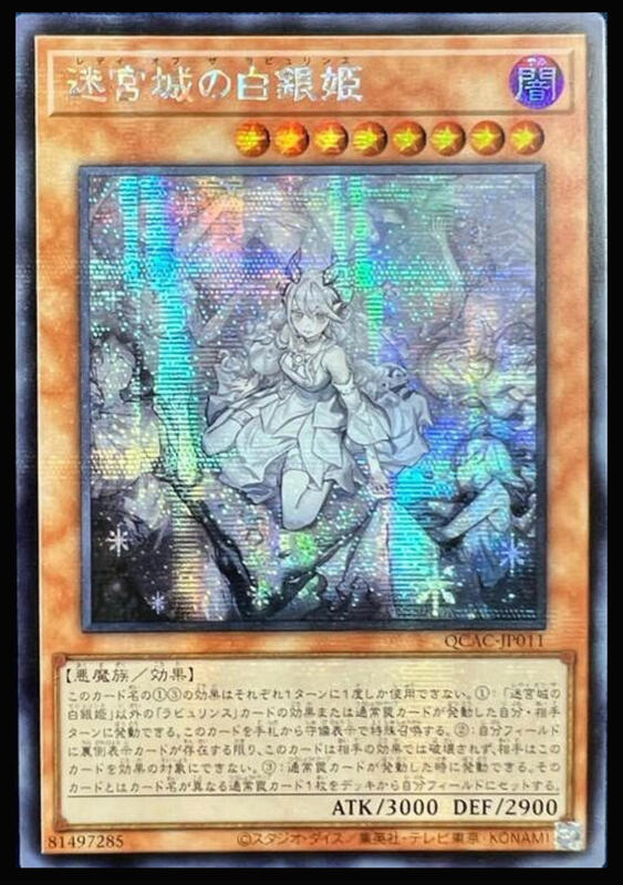 【福YEE卡舖】 韓紙 QCAC-JP011 迷宮城的白銀姬 (異圖半鑽) | 露天市集 | 全台最大的網路購物市集