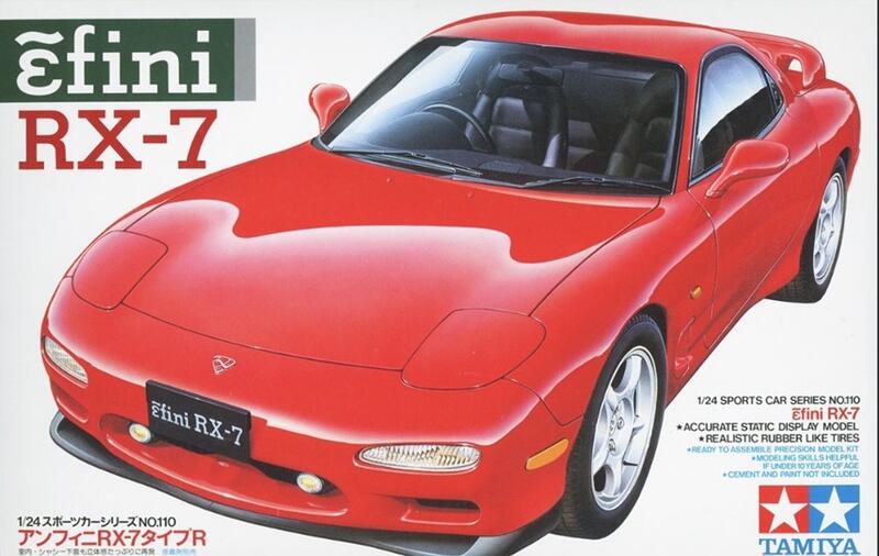 TAMIYA 田宮 1/24 馬自達 Efini RX-7 #24110 | 露天市集 | 全台最大的網路購物市集