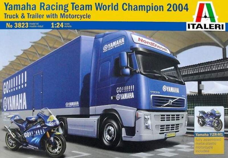 ITALERI 1/24 RACING TEAM YAMAHA TRUCK+MOTORBIKE #3823 | 露天市集 | 全台最大的網路購物市集