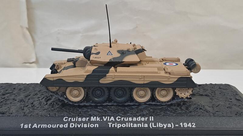 [中古良品] DeAGOSTIN 1/72 COMBAT TANKS_二戰英國 Cruiser Mk.VIA 十字軍戰車 | 露天市集 | 全 ...