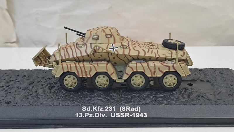 [中古良品] DeAGOSTIN 1/72 COMBAT TANKS_二戰德國 Sd.Kfz.231 八輪裝甲車 | 露天市集 | 全台最大的 ...