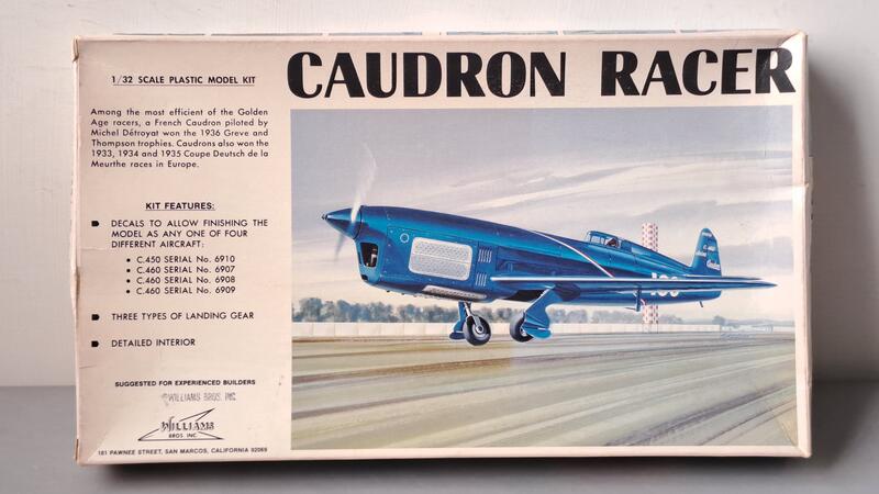 [中古良品] WILLIAMS 1/32 CAUDRON RACER 競賽飛機 (外盒壓傷) | 露天市集 | 全台最大的網路購物市集