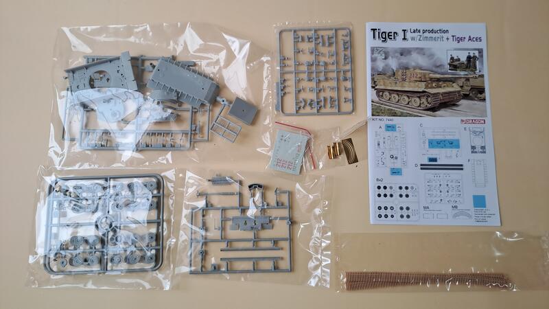 [中古良品] DRAGON 1/72 7440 Tiger I w/Zimmerit + Tiger Aces | 露天市集 | 全台最大的 ...