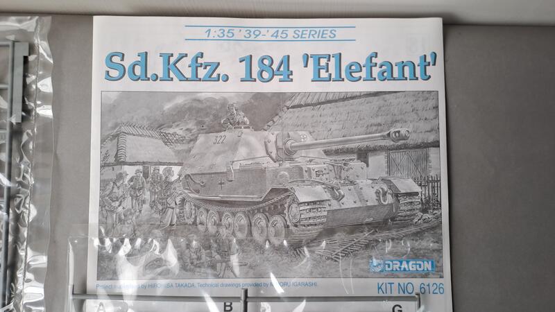 [中古良品] DRAGON 1/35 6126 德國 Sd.Kfz.184 'Elefant' 象式驅逐戰車 | 露天市集 | 全台最大的網路購物市集