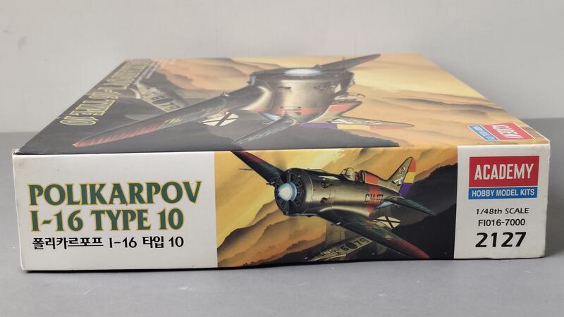 [中古良品] ACADEMY 1/48 2127 蘇聯 I-16 Type 10 | 露天市集 | 全台最大的網路購物市集