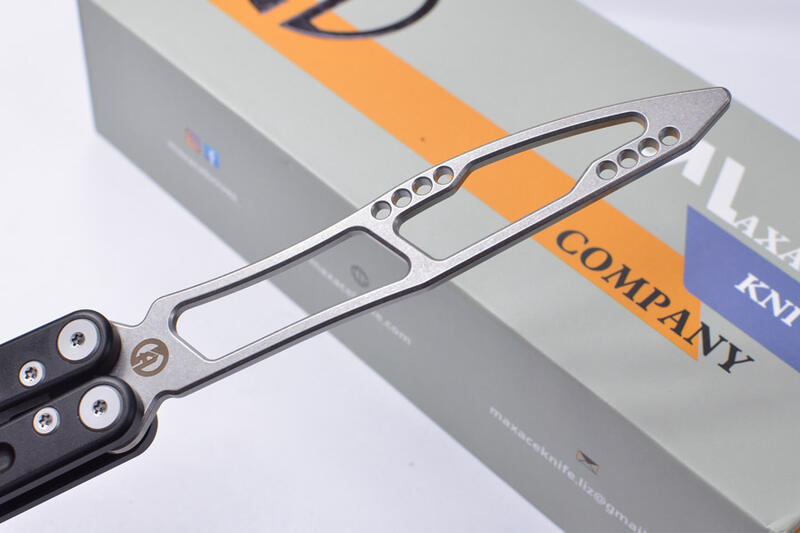 Maxace Phantom 2.0 幽靈二代黑鋁柄蝴蝶刀(9CR18COMOV鋼訓練刃)-MAXACE A07E | 露天市集 | 全台最大 ...
