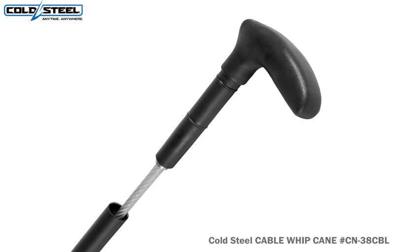 Cold Steel Lynn Thompson Cable "Whip" Cane 鋁合金電纜鞭手杖-CN-38CBL | 露天市集 | 全 ...