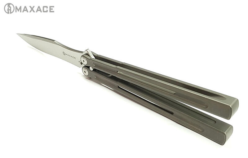 Maxace Petrel 海燕 石洗鈦柄 M390鋼蝴蝶刀 - 附收納盒【軸套版本】-MAXACE A06C | 露天市集 | 全台最大的 ...