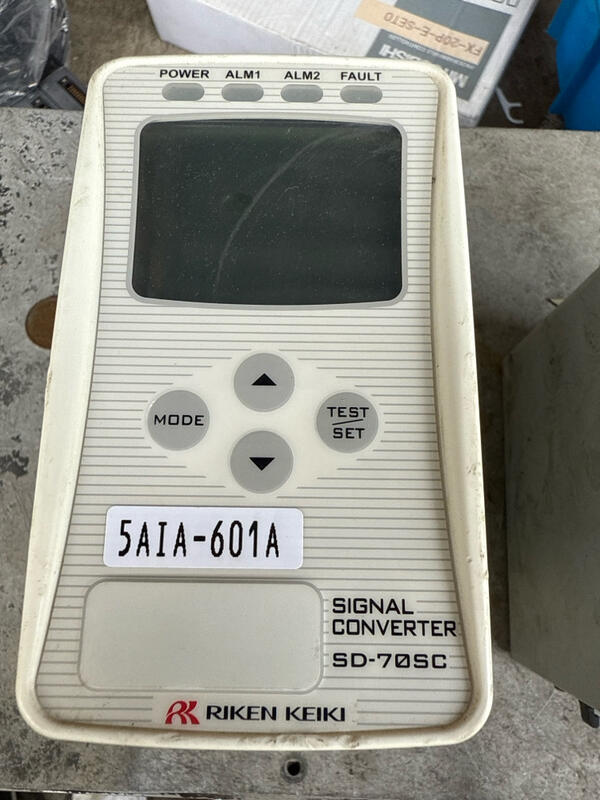 RIKEN KEIKI SIGNAL CONVERTER GAS DETECTOR GD-70D SD-70SC 訊號 | 露天市集 | 全台最大的網路購物市集