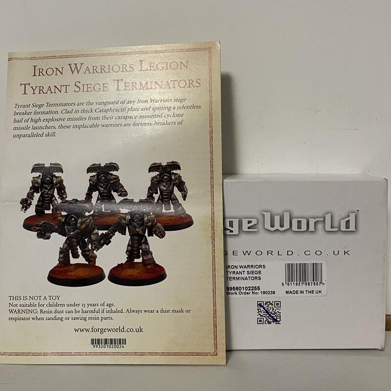 【客之坊】fw 戰錘40k Iron Warriors Legion Tyrant Siege Terminators | 露天市集 | 全台 ...