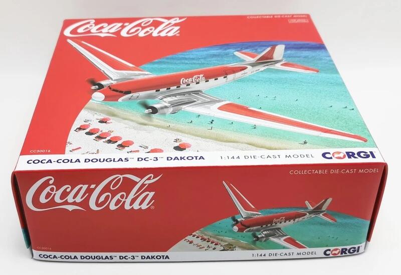 【熊小舖】1/144 Corgi 可口可樂 DC-3 達科他式民航機 "經典塗裝" CC30016 | 露天市集 | 全台最大的網路購物市集