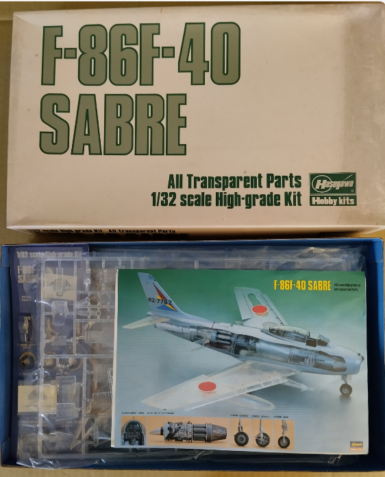長谷川1/32 F-86F-40(透明版)附金屬零件及橡膠胎 ~ | 露天市集 | 全台最大的網路購物市集