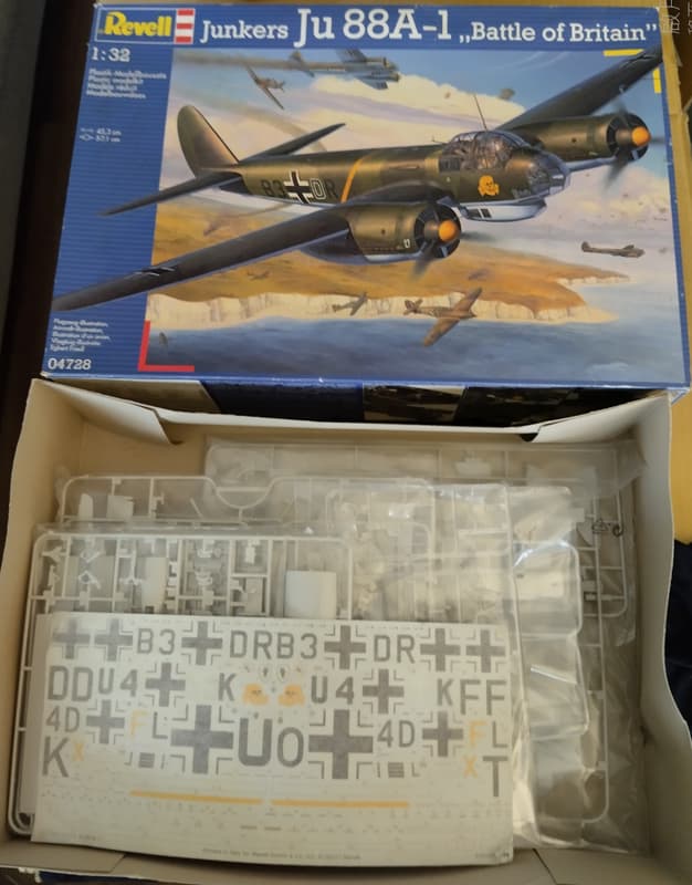 1/32 Revell 二戰德國 Ju 88A-1 "Battle of Britain" J轟炸機 #04728~ | 露天市集 | 全台最大的網路購物市集