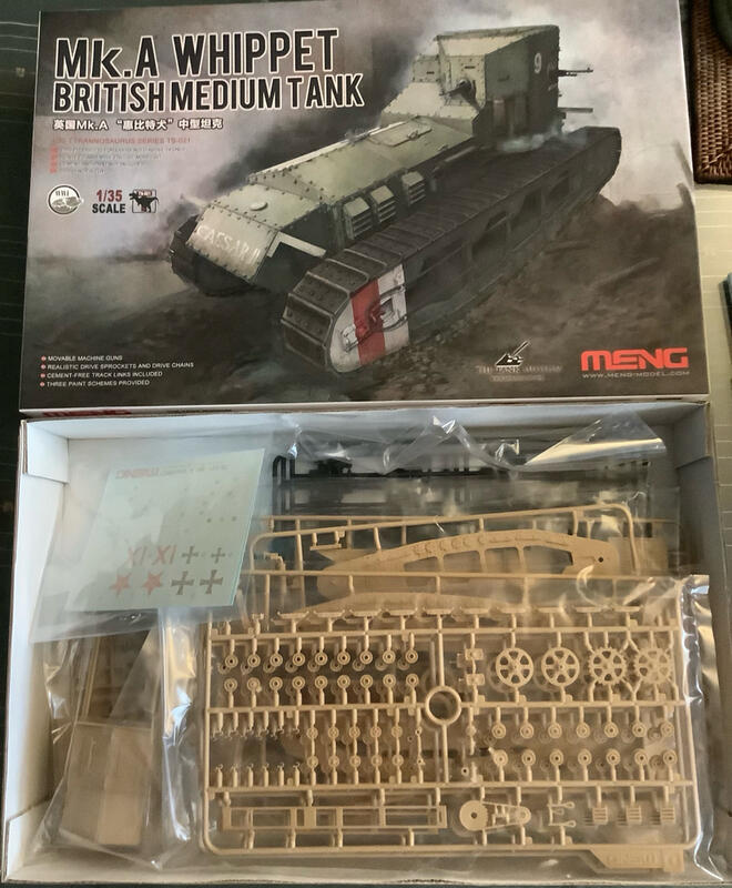 1/35 MENG Mk.A WHIPPET TS-021 現貨～ | 露天市集 | 全台最大的網路購物市集