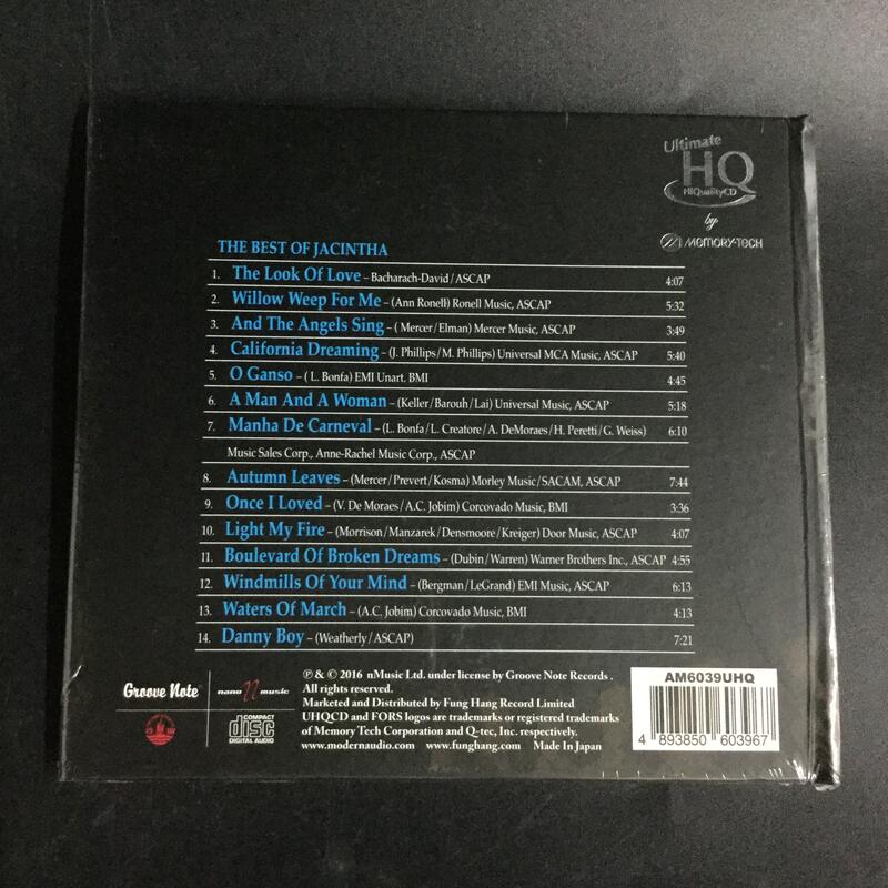AM6039UHQ BEST OF JACINTHA 擇仙花 UHQCD 日本壓制 | 露天市集 | 全台最大的網路購物市集