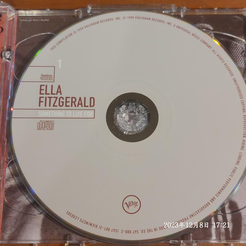 (協奏曲) 艾拉.費茲潔拉 / ELLA FITZGERALD - SOMETHING TO LIVE FOR，2CD | 露天市集 | 全台最大的網路購物市集