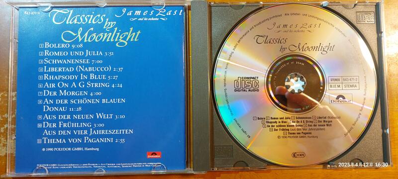 (協奏曲) 詹姆斯拉斯特 / James Last - Classics by Moonlight | 露天市集 | 全台最大的網路購物市集