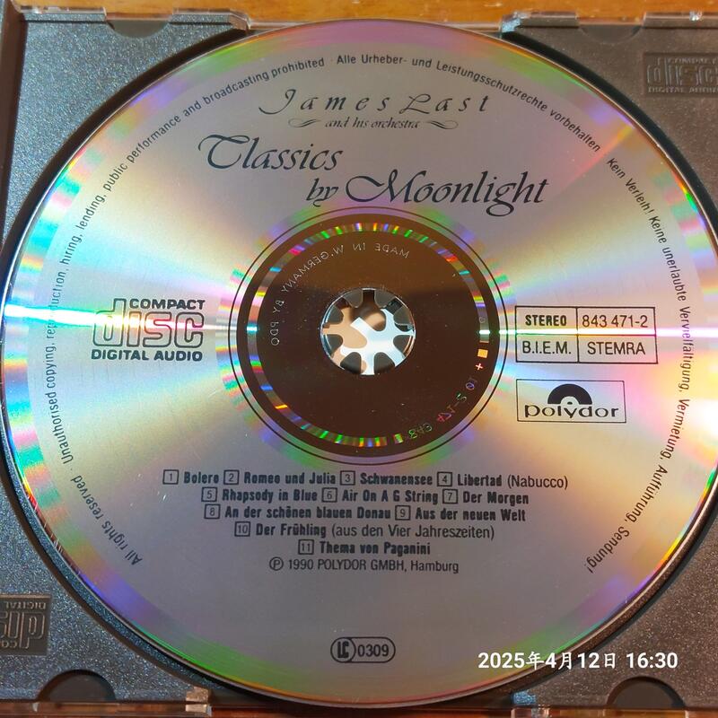 (協奏曲) 詹姆斯拉斯特 / James Last - Classics by Moonlight | 露天市集 | 全台最大的網路購物市集