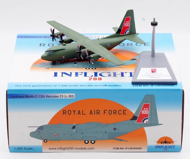 【型模客】Inflight 英國空軍 C-130J大力神運輸機ZH887 合金飛機模型1/200 | 露天市集 | 全台最大的網路購物市集