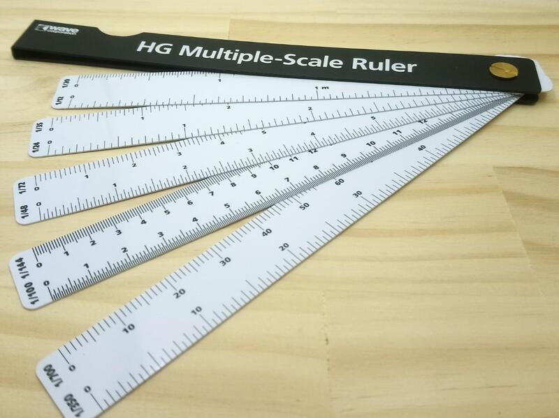 WAVE HT-074 模型用 多比例定規 HG Multiple-Scale Ruler | 露天市集 | 全台最大的網路購物市集