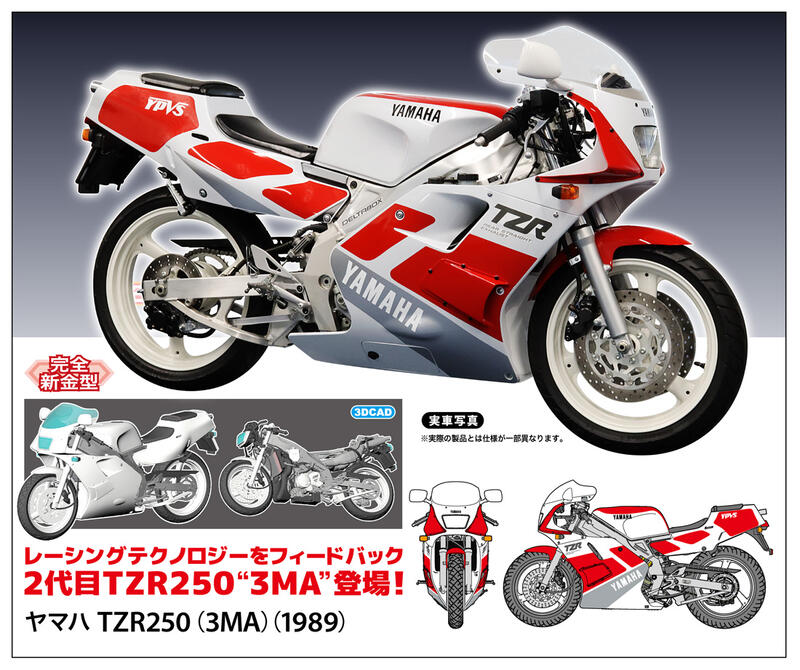 HASEGAWA 長谷川 1/12 山葉 YAMAHA TZR250 (3MA) 1989 重機 | 露天市集 | 全台最大的網路購物市集