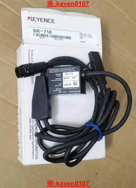 【超級嚴選】基恩士SR-710條碼讀取器和N-R4控制器，成色89成新，圖是實物拍攝的，點擊圖可以放大看，保證全功能正常 | 露天市集 | 全 ...