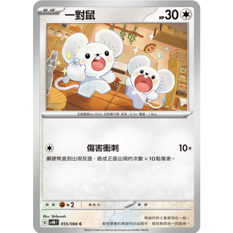 【晴天屋】PTCG 寶可夢 中文版 一對鼠 SV4M 055/066 C | 露天市集 | 全台最大的網路購物市集