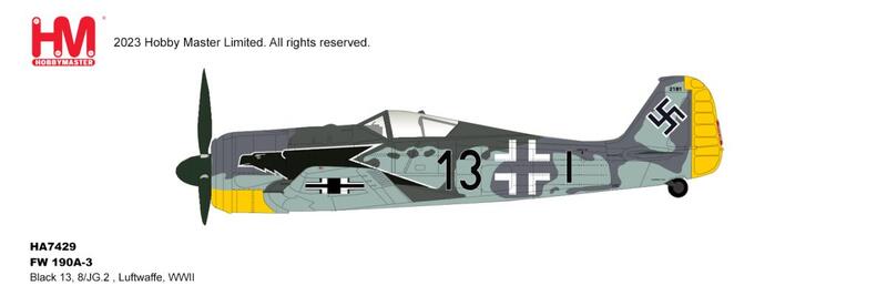 《IHL》Hobby Master 1:48 德國空軍 FW 190A-3 百舌鳥式戰鬥機 "黑鷹" HA7429 | 露天市集 | 全台最大 ...
