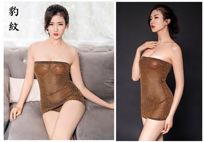 SD31 性感 透視 彈性 亮絲 銀蔥 洋裝 連身 貓裝 短裙 情趣 包臀 齊臀 袜胸 KTV 附同款丁字褲 JS服飾 | 露天市集 | 全台最大的網路購物市集