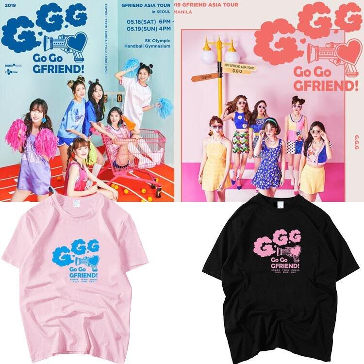 GFriend演唱會GO GO GFRIEND應援衣服周邊崔俞娜同款短袖T恤上衣男女短袖夏天 羞月 | 露天市集 | 全台最大的網路購物市集